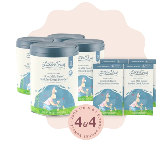 LittleOak - Stage 3 - Bundle - 4 cans and 4 boxes of sachets – Granola Baby